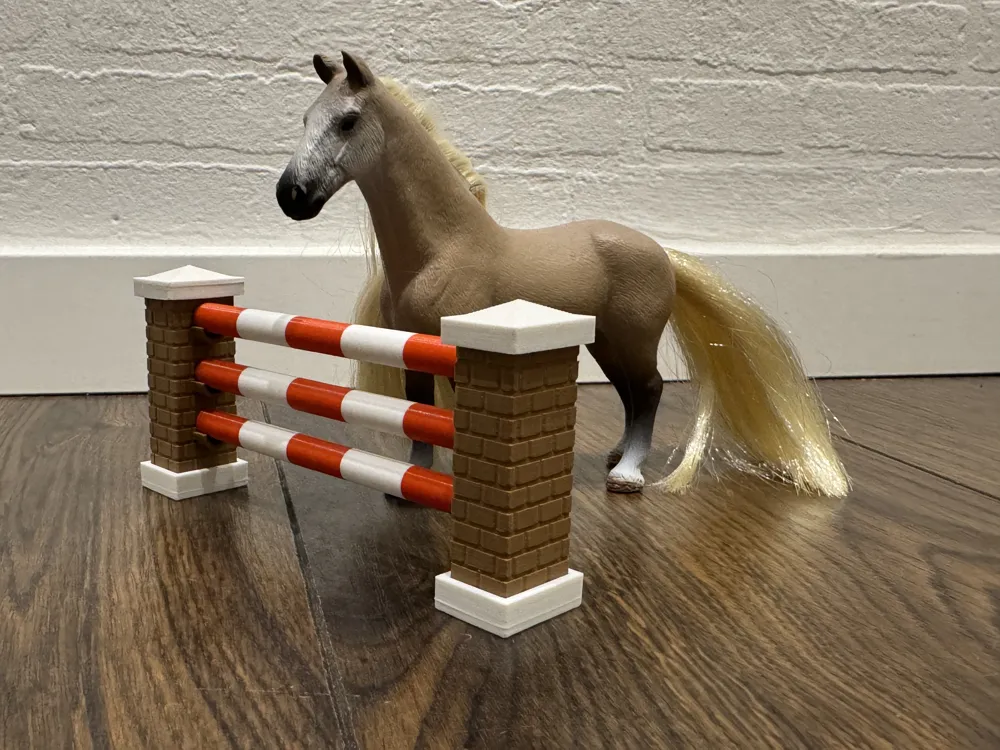 Tournament Jumping Set for Schleich Horses by Dennis MakerWorld ...