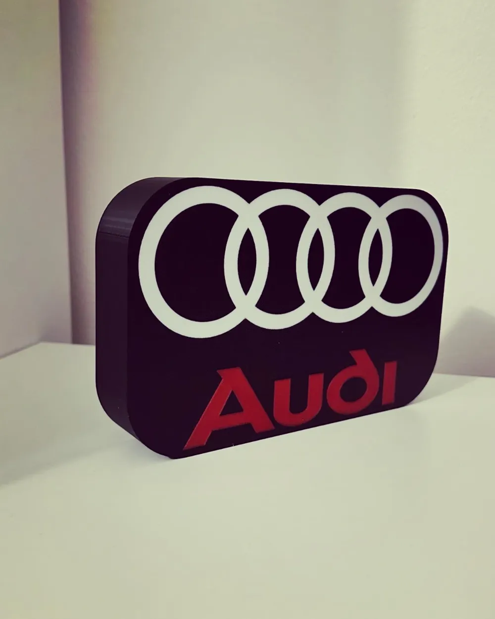 AUDI LOGO LIGHTBOX by MICHAL_3Dtisk - MakerWorld