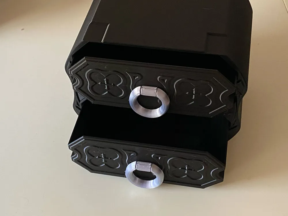 Stackable Gothic Drawers by bzioo MakerWorld: Download Free 3D Models