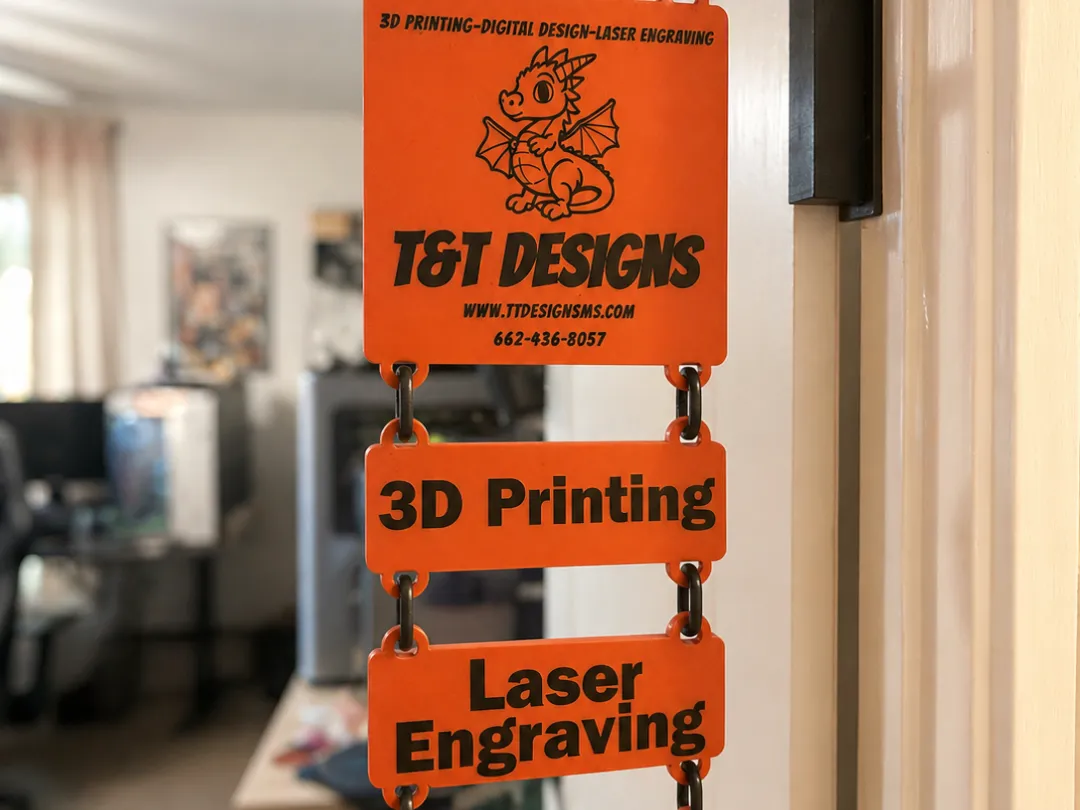Customizable Sign for Vendor booth arm - Free 3D Print Model - MakerWorld