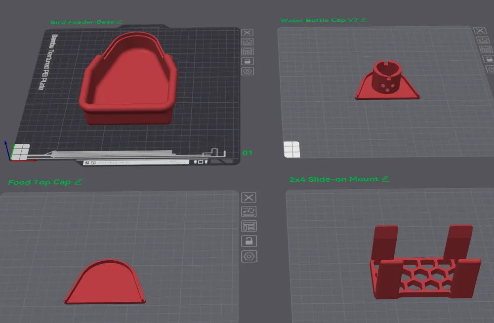 Bird Bath Feeder - Free 3D Print Model - MakerWorld