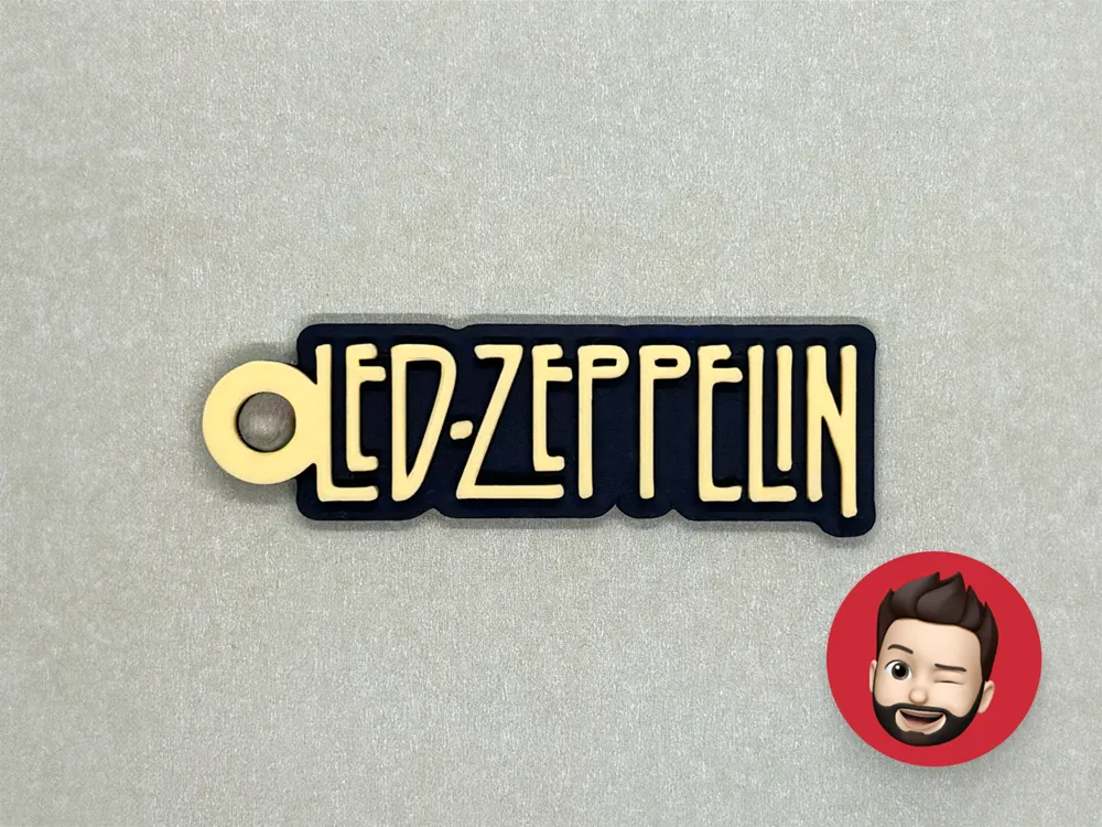Bands Led Zeppelin keychain by nicodeimos - MakerWorld