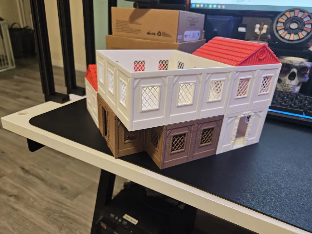 D&D Cottage Building Stacker Terrain Set by Michael.Mkii MakerWorld ...