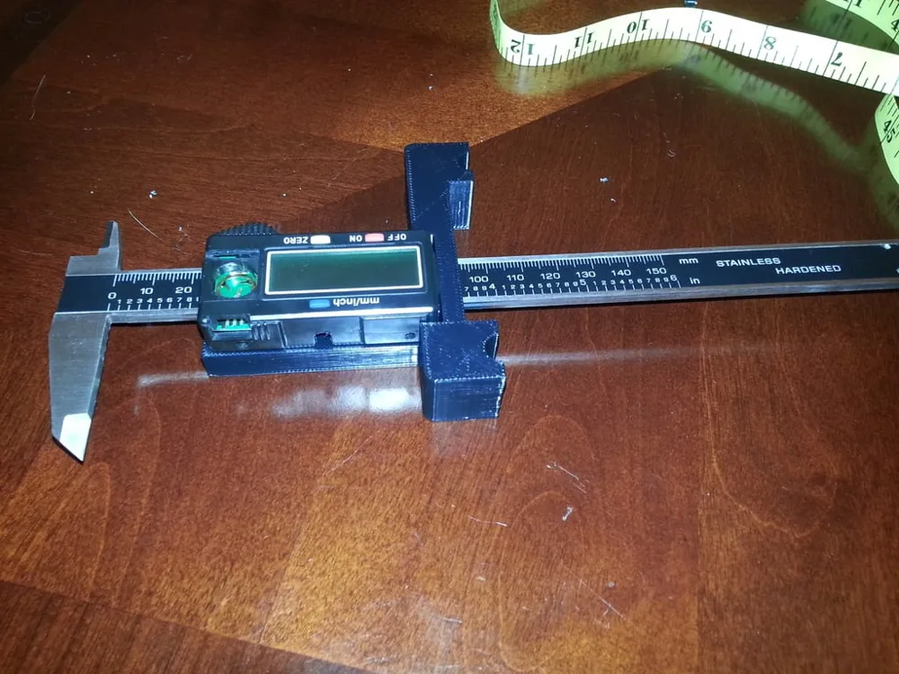 Caliper Calibrator \ Depth Gauge for Replicator 2 - Free 3D Print Model ...