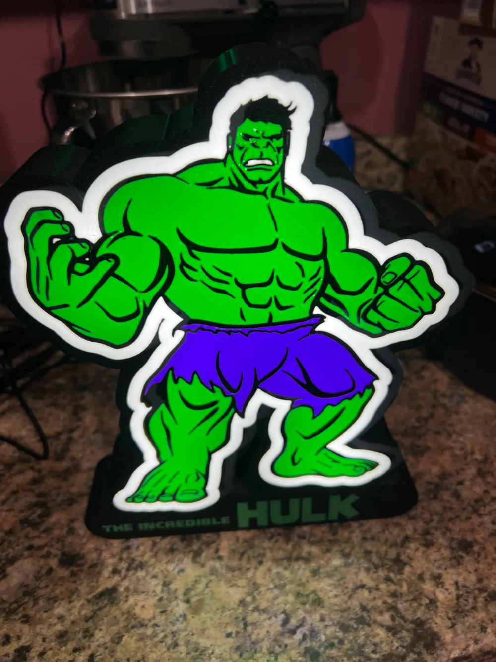 Incredible Hulk Light by fwlogue MakerWorld: Download Free 3D Models