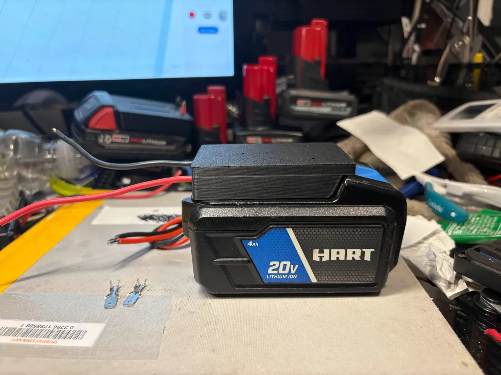hart 20v battery adapter/tap/powerwheel by chiko MakerWorld: Download ...