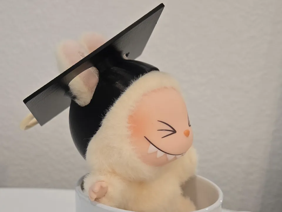 Labubu Graduation Cap by mbsolutions MakerWorld: Download Free 3D Models