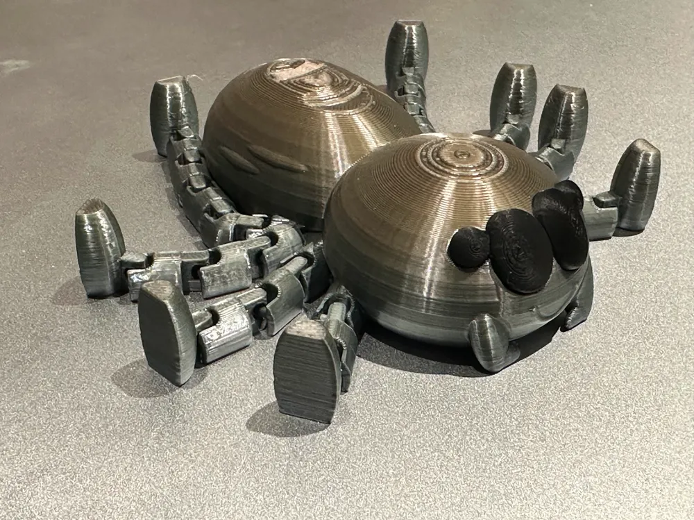 Articulated Jumping Spider Spood by Sudz MakerWorld: Download Free 3D ...