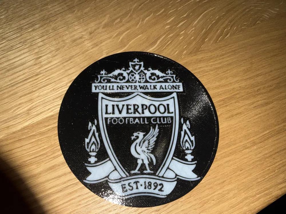 LFC Liverpool Coaster - Free 3D Print Model - MakerWorld