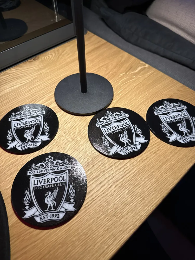 LFC Liverpool Coaster - Free 3D Print Model - MakerWorld