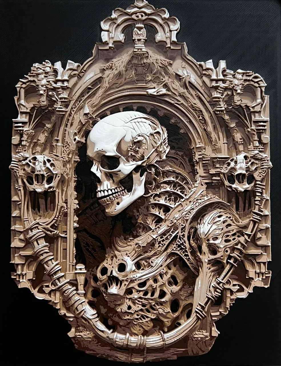 Skeleton Mirror by DonMatis - MakerWorld