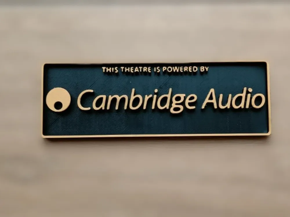 Plaque logo Cambridge audio - Free 3D Print Model - MakerWorld