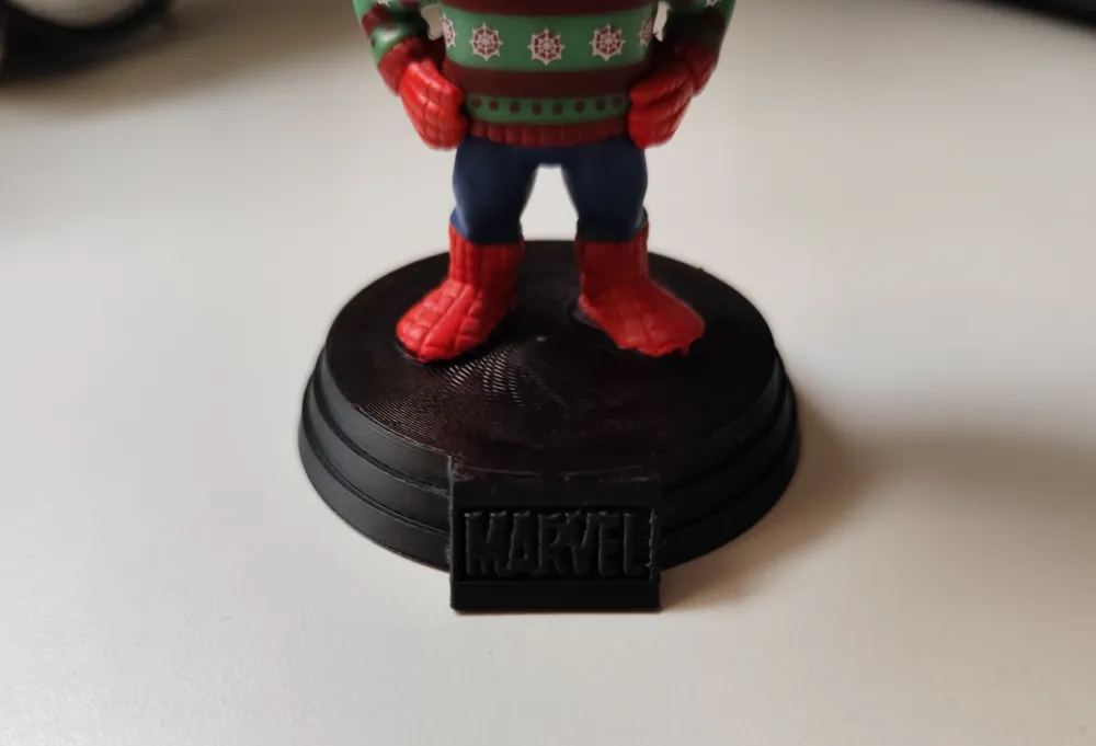 Funko Pop / Figure Base (Marvel and plain) - Free 3D Print Model ...