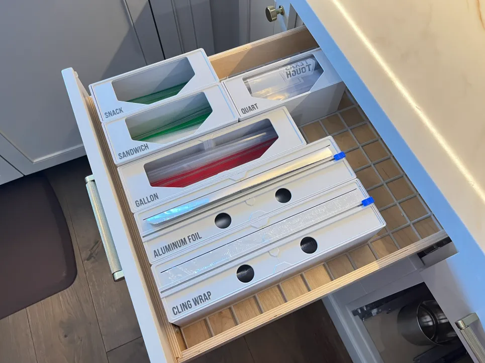 12"(305mm) Foil & Saran Cling Wrap Organizer w Cut - Free 3D Print ...