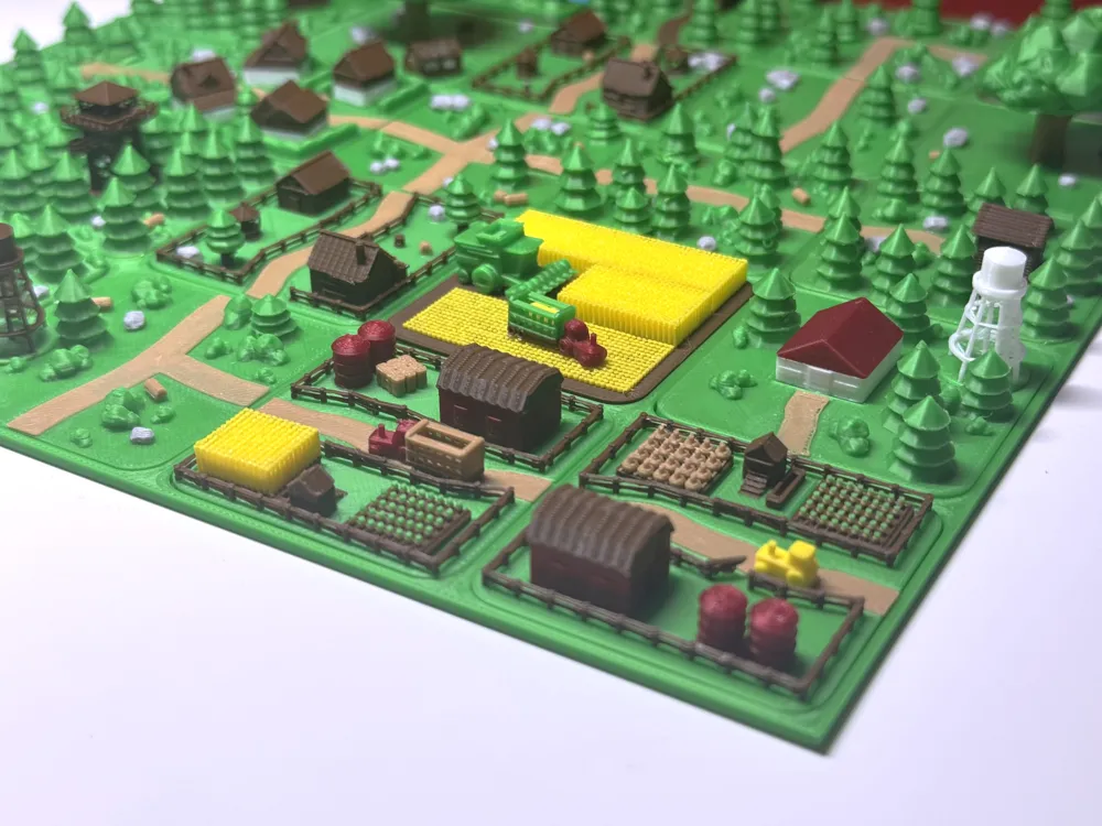 Mini Farm Diorama - Modular by CatTheRat MakerWorld: Download Free 3D ...
