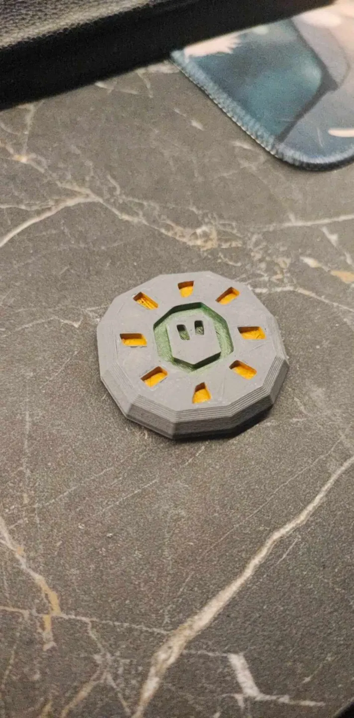 Mind rune fridge magnet from runescape by kamilwisnia13 - MakerWorld