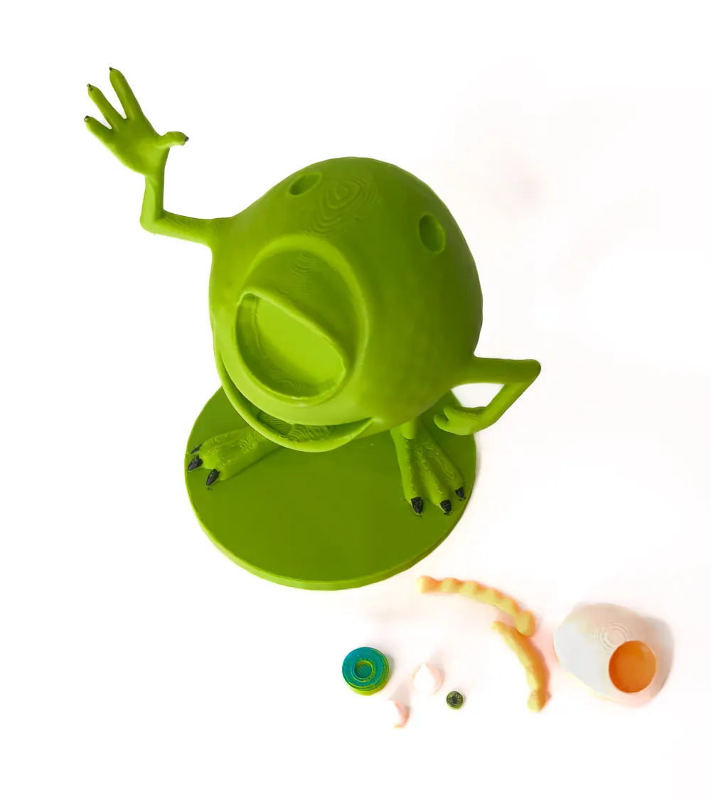 Mike Wazowski from Monster Inc. - Multipart - Free 3D Print Model ...