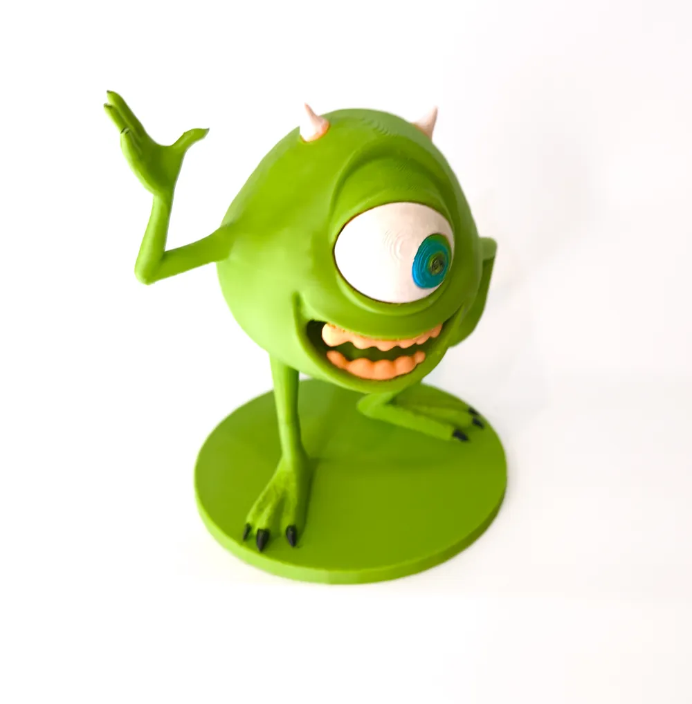 Mike Wazowski from Monster Inc. - Multipart - Free 3D Print Model ...