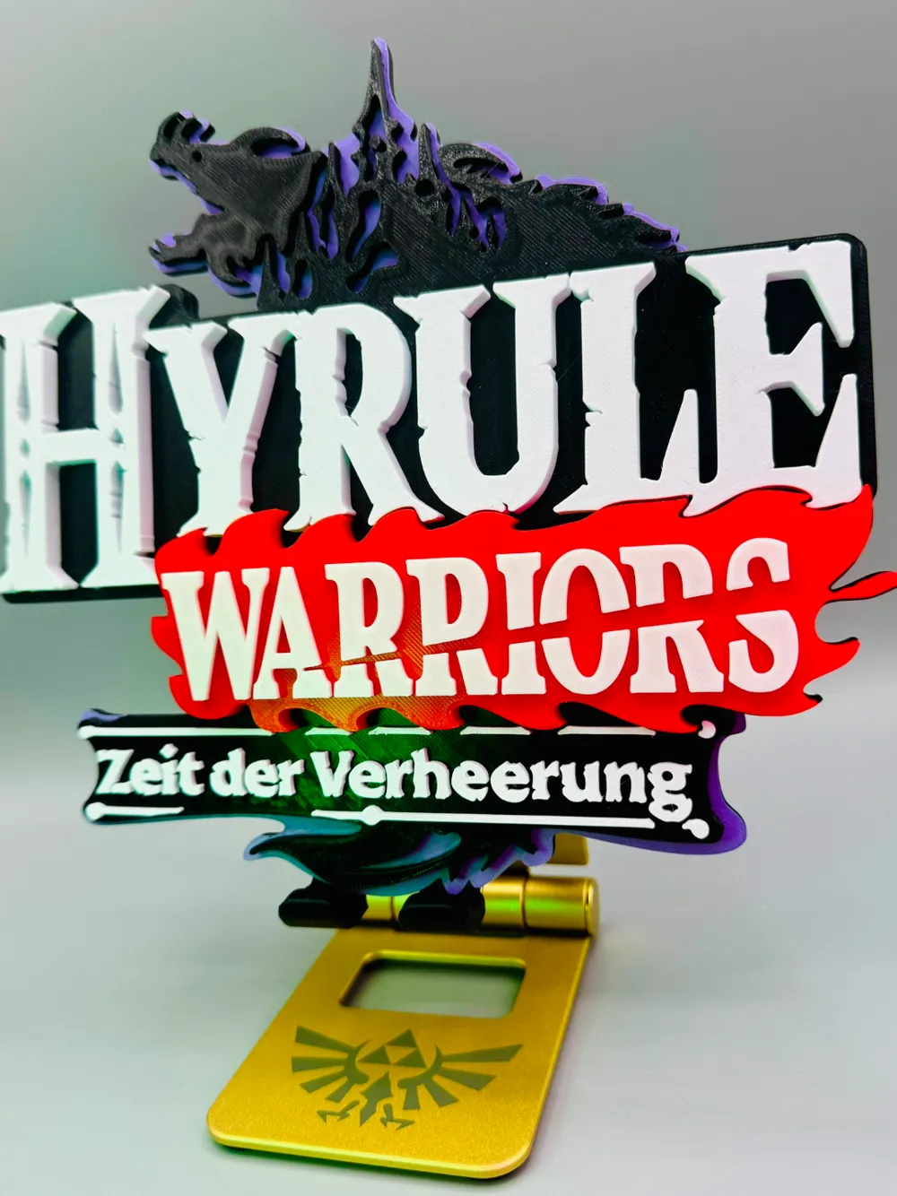 Zelda Age of Calamity Logo Display Stand by Hylijan - MakerWorld