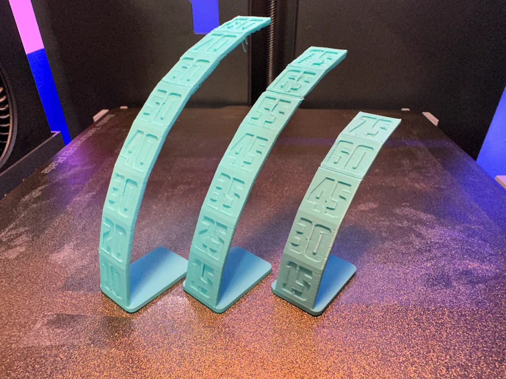 Ultimate Overhang Test - X1C P1P P1S A1 by 3DinPlastic MakerWorld ...