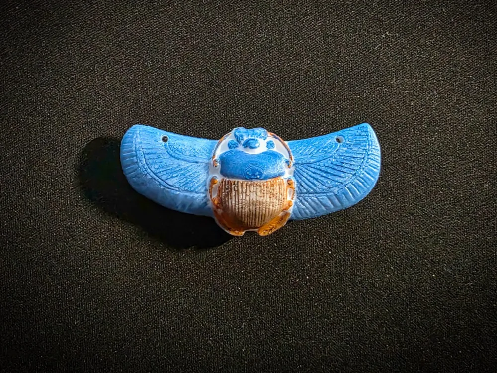 Winged Scarab Amulet – Ancient Egyptian Pendant by Oneshotblu ...
