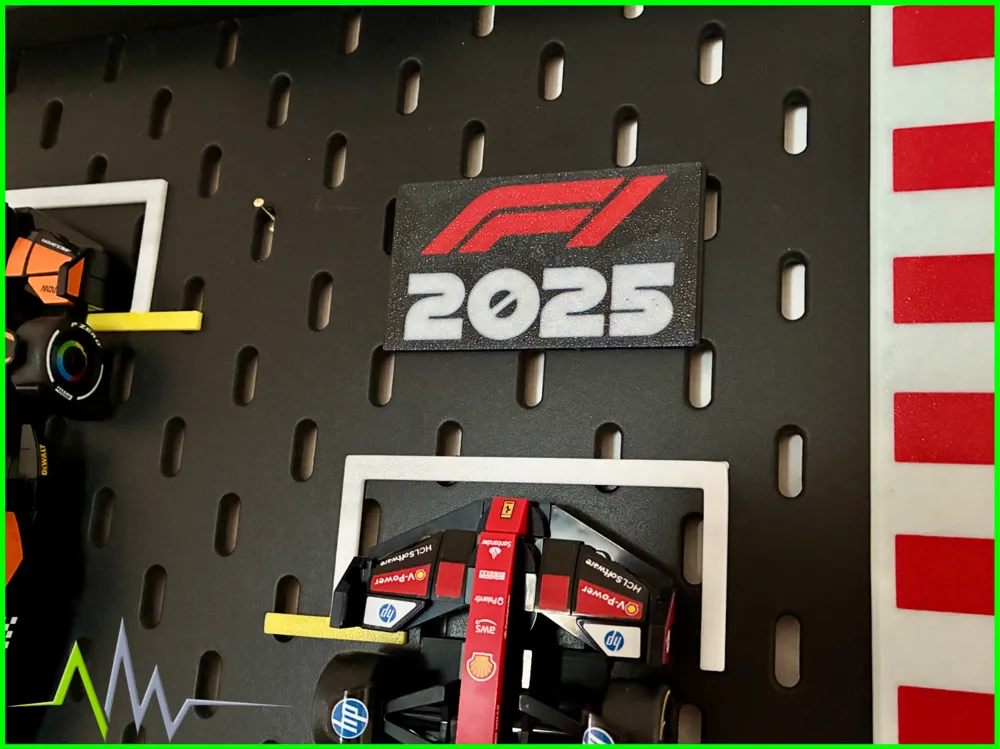 F1 2025 logo for Ikea SKÅDIS by AM Design MakerWorld: Download Free 3D ...