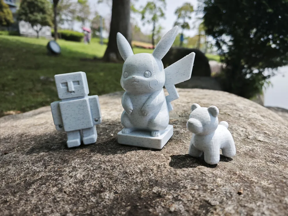 Pikachu Stone Statue in Spring - Free 3D Print Model - MakerWorld