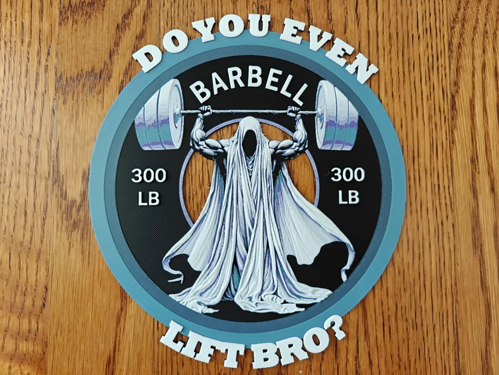 Do you even lift bro - Deadlifting Ghost - Free 3D Print Model - MakerWorld