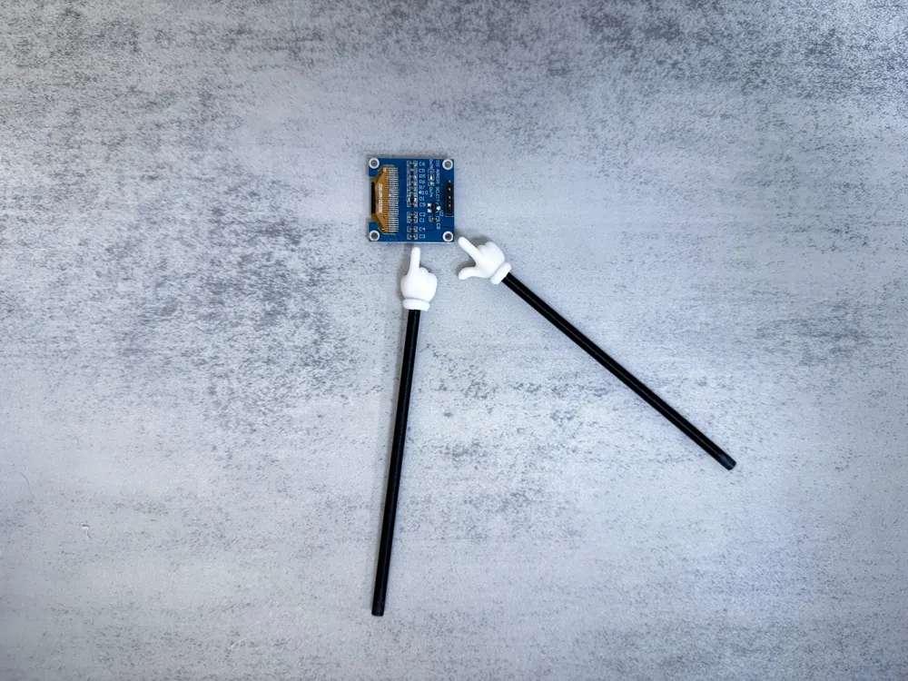 Cartoon Hand Pointer Stick - L-Finger - Free 3D Print Model - MakerWorld