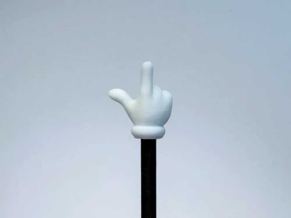 Cartoon Hand Pointer Stick - L-Finger by Shuwn Hsu MakerWorld: Download ...