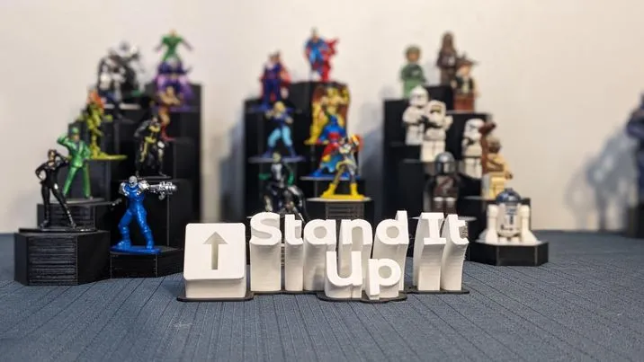 Modular Hexagon Display Stand Set by standitupstore - MakerWorld