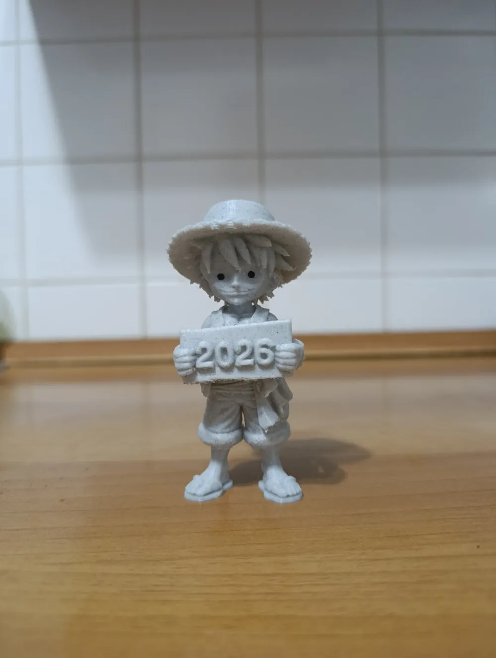 Luffy – Happy New Year 2026 | 3D Printable Figure - Free 3D Print Model ...