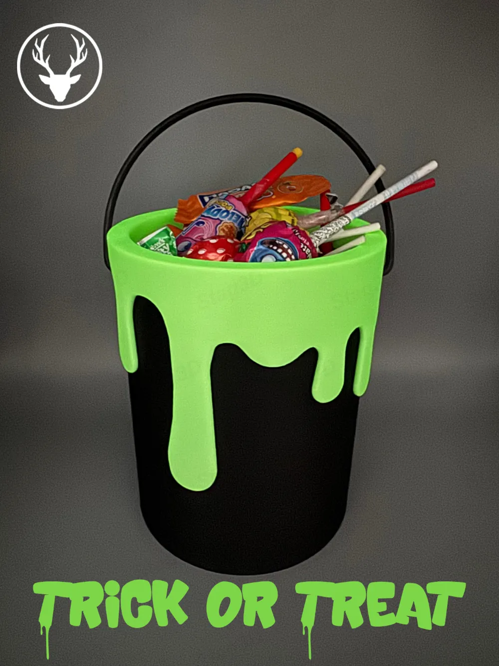 Halloween Candy Bucket - Free 3D Print Model - MakerWorld