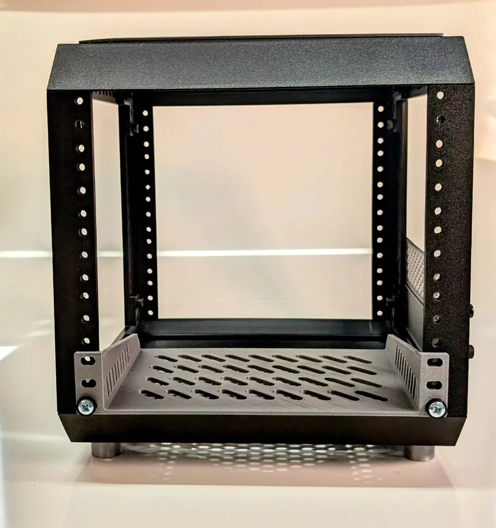 10" Rack Enclosure - 10" per side, 3/4/5U high - Free 3D Print Model ...