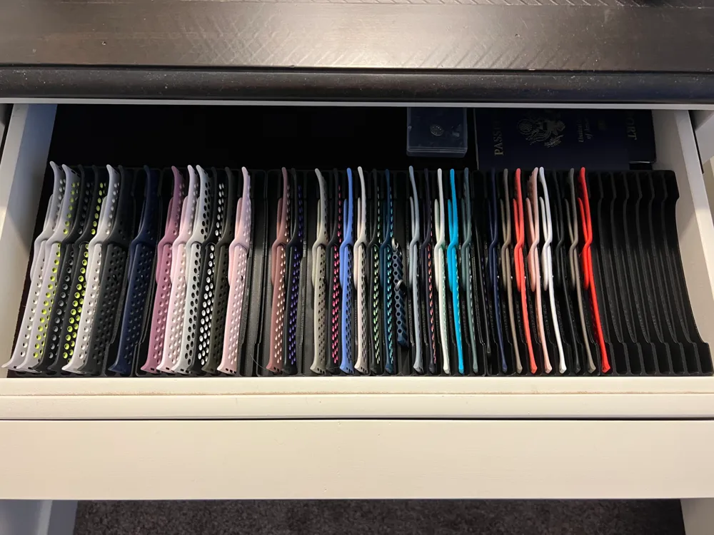 Gridfinity Apple Watch Band Organizer by thisheresduggy - MakerWorld