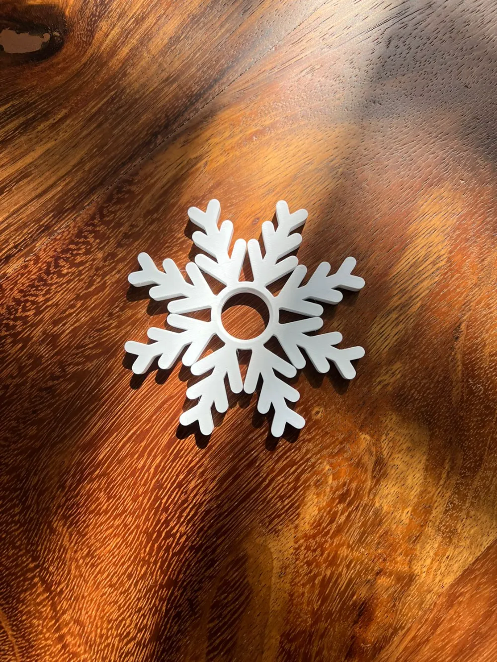 Snowflake Fidget Spinner by angrelou - MakerWorld