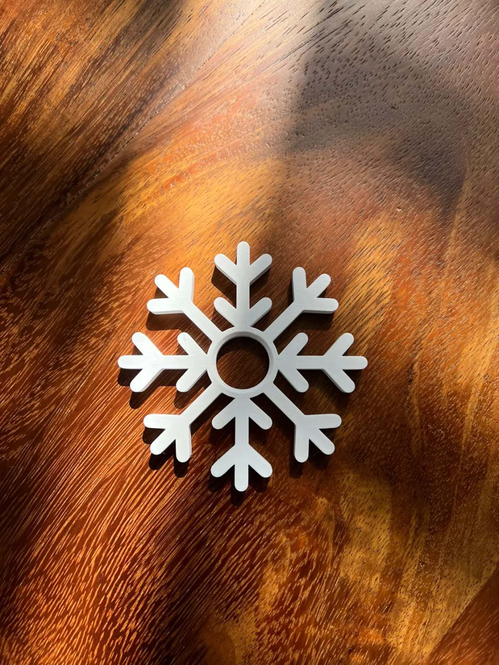 Snowflake Fidget Spinner by angrelou - MakerWorld