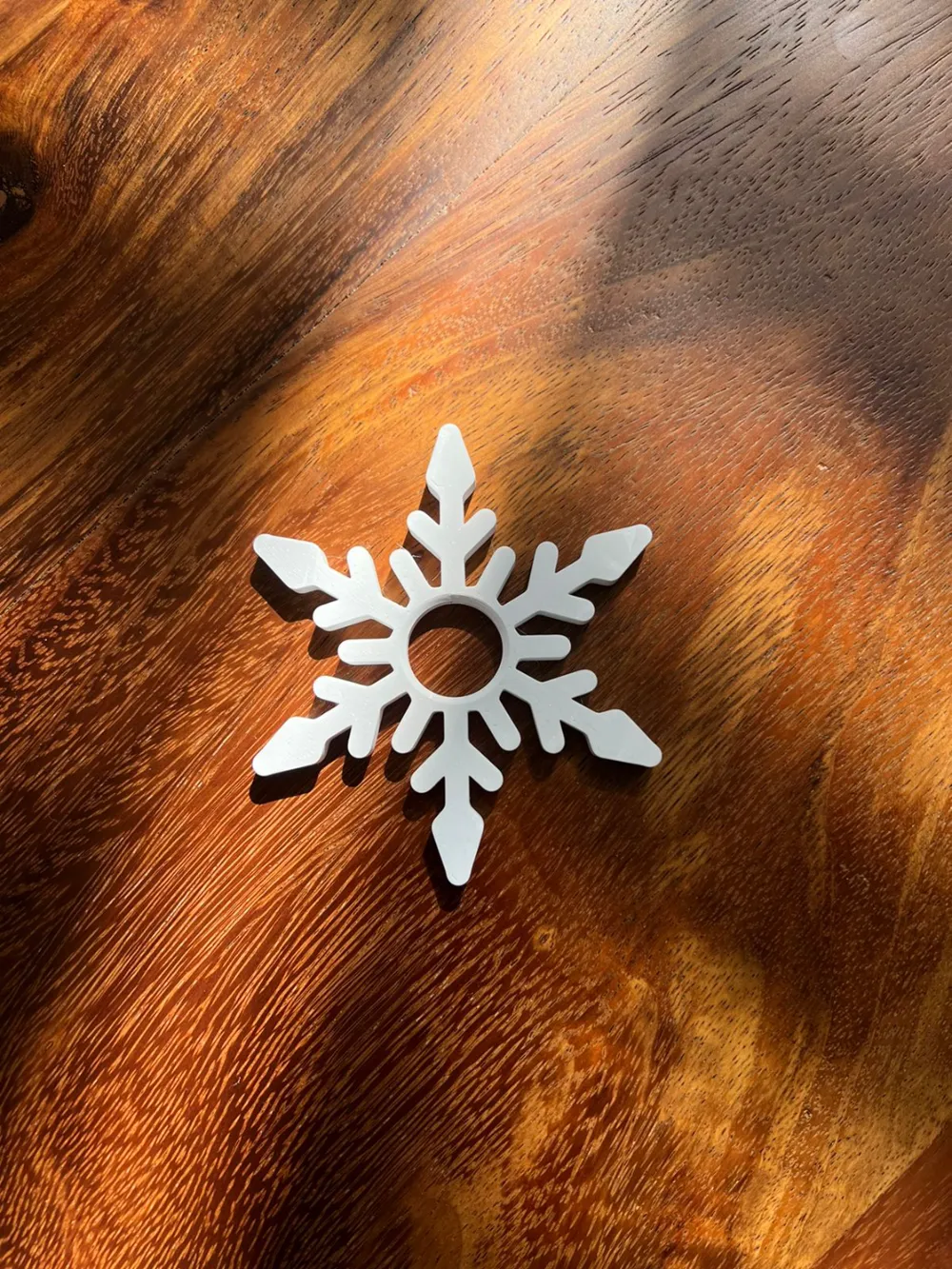 Snowflake Fidget Spinner by angrelou - MakerWorld