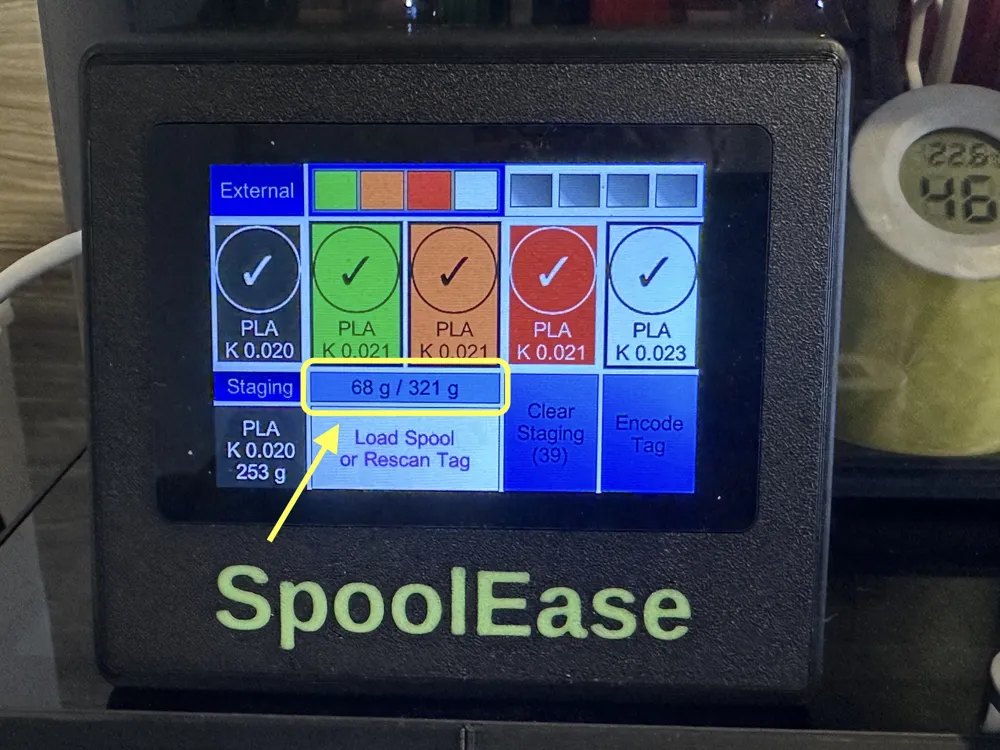SpoolEase Scale - Easy Filament Weight Tracking by yanshay MakerWorld ...