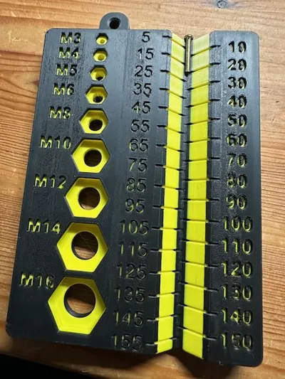 Nut & Bolt Sorting Tool (M3-M16) by Madtrap MakerWorld: Download Free ...