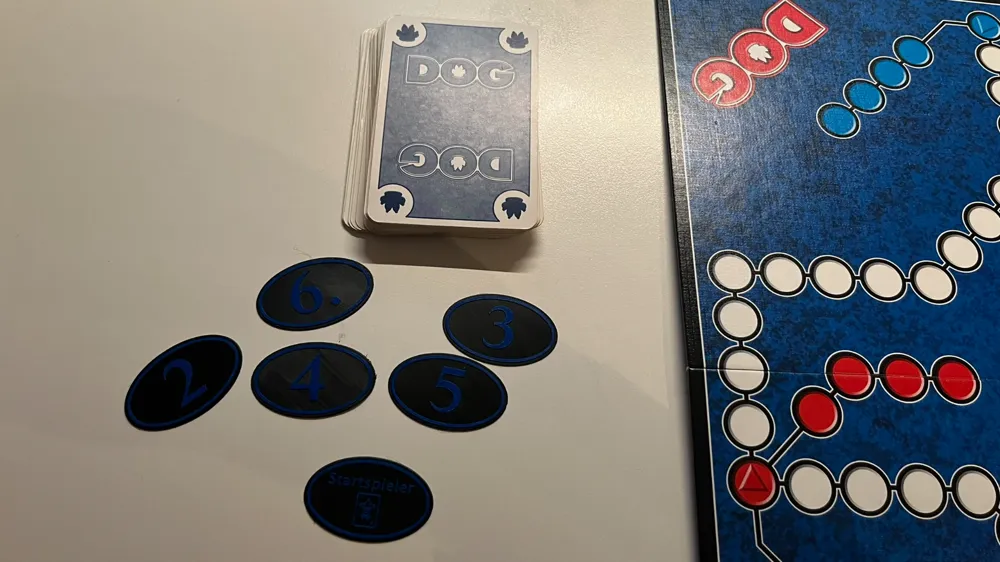 Board Game DOG Token for Number of Cards 2-6 by Mark - MakerWorld