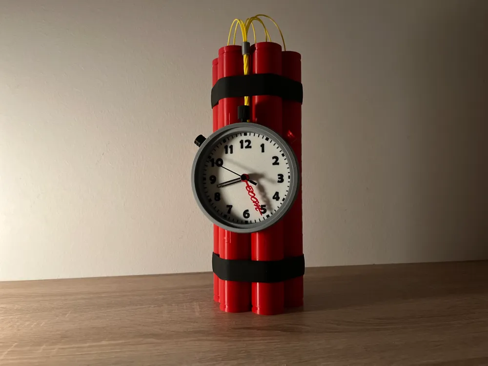 Dynamite Clock Kit-011 Vertikal version by Rober7Crow MakerWorld ...