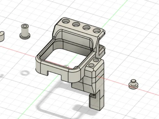Z-axis Top Filament Tube Bracket + Automatic Plate Change Linkage by ...