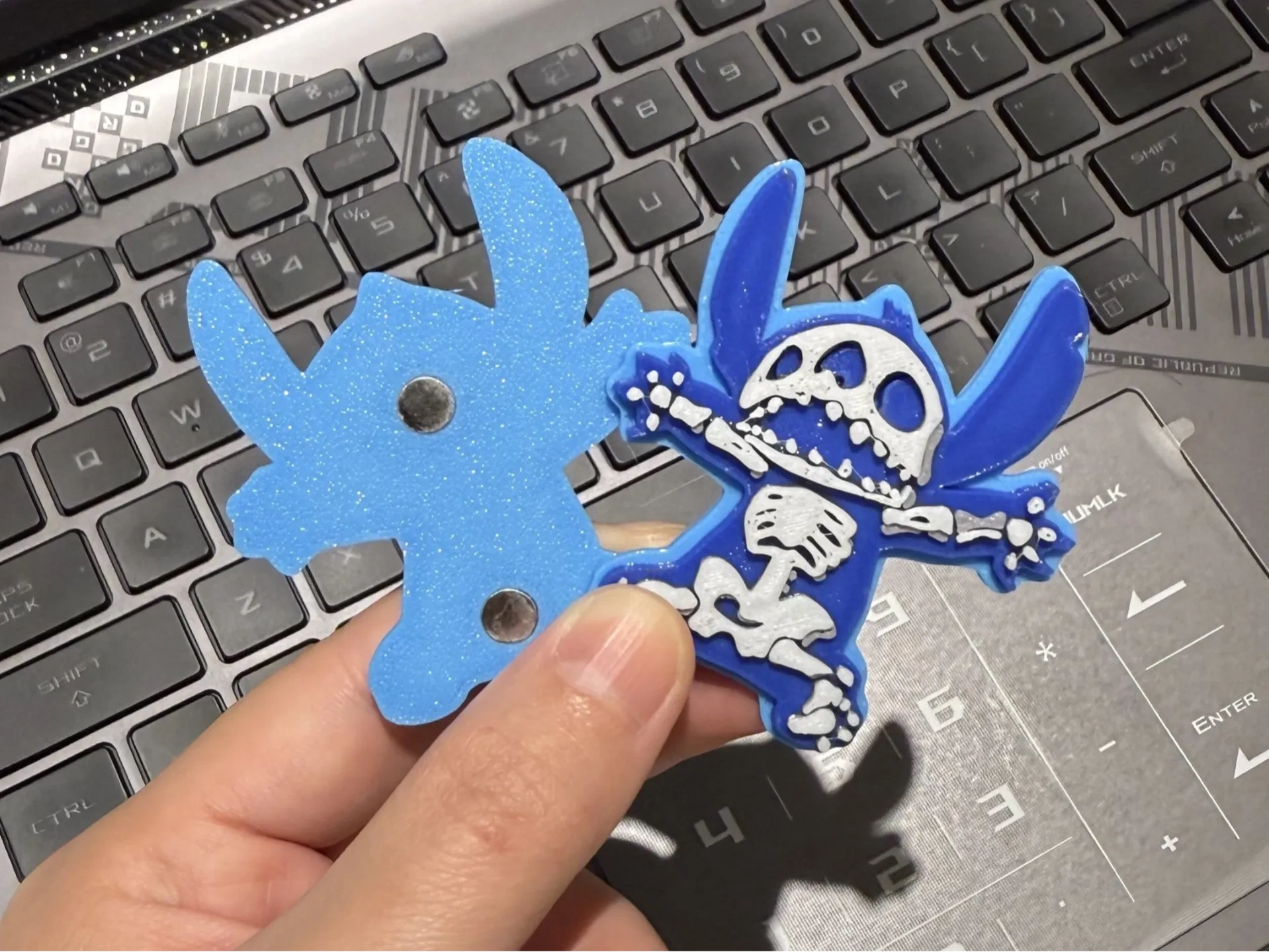 Stitch Refrigerator Magnet by Bleak - MakerWorld