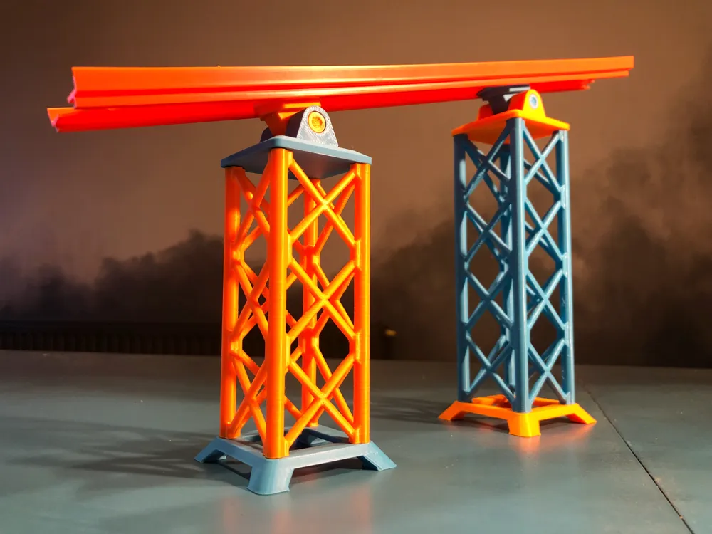 Hotwheels track suport towers (magnetic) by Jacob MakerWorld: Download ...