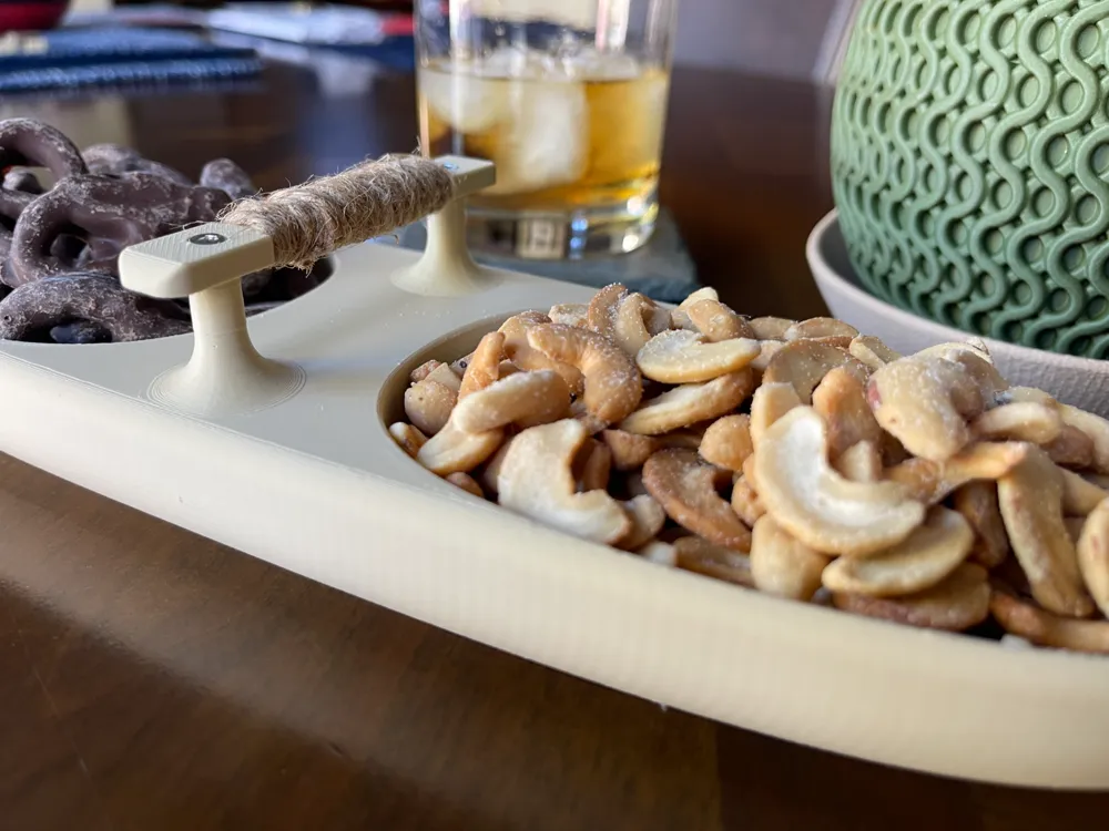 Cashew Canoe (Nut or Candy Bowl) by Colonel Cufflink MakerWorld ...