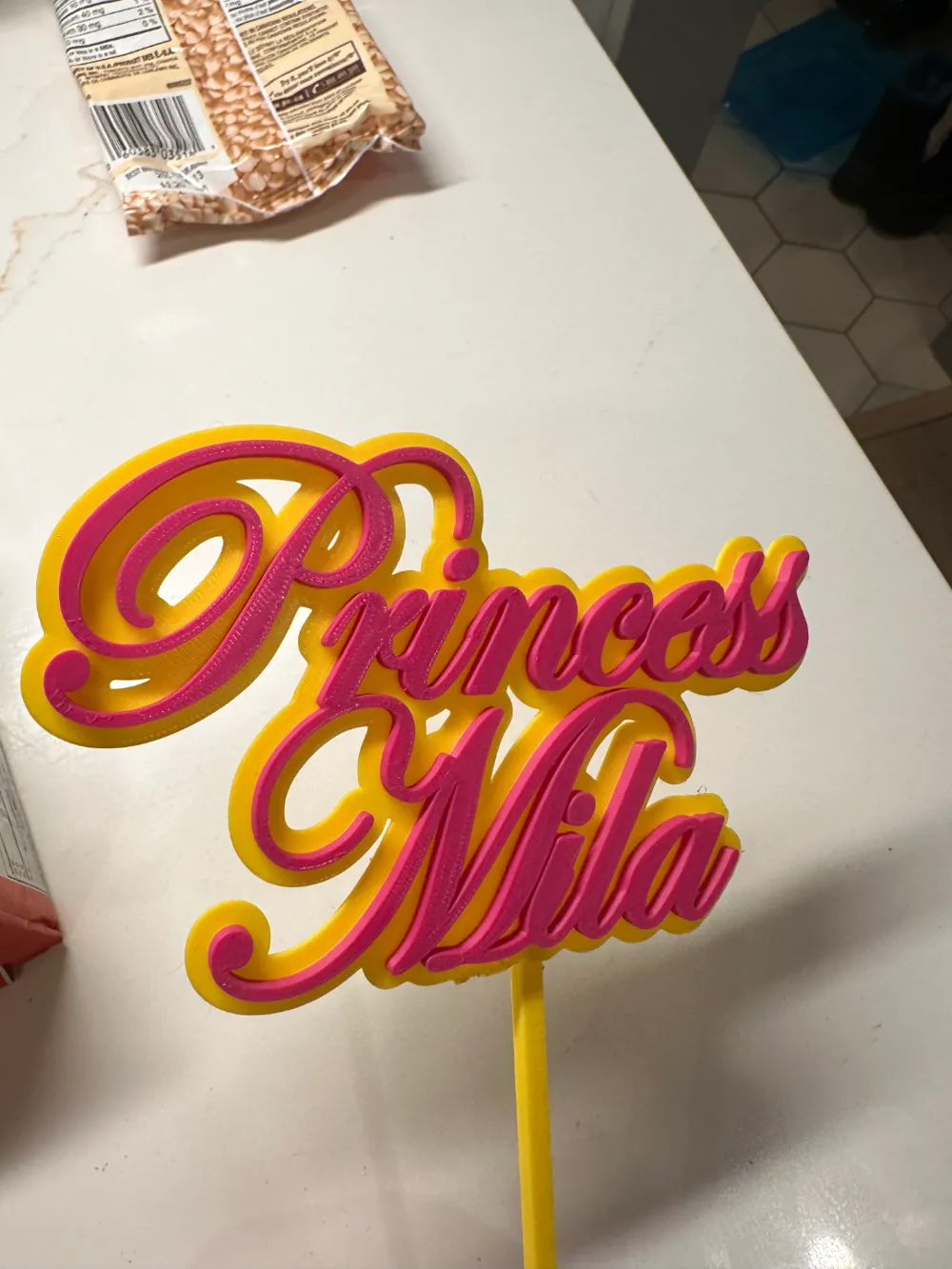 Princess Mila Cake topper by JeffMcMuff - MakerWorld