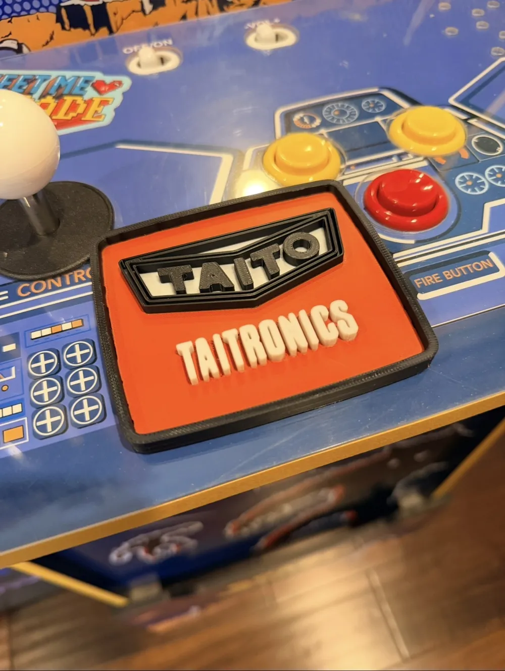 TAITO Taitronics Retro Logo / Sign - Free 3D Print Model - MakerWorld