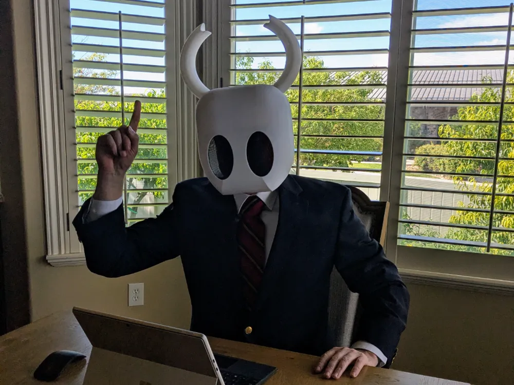 Hollow Knight Mask Adult Size Updated Cosplay - Free 3D Print Model ...