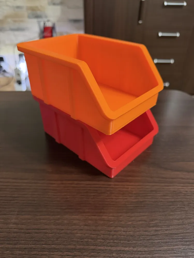 Stackable Storage Bin–Organizer 156×100×75 - Free 3D Print Model ...